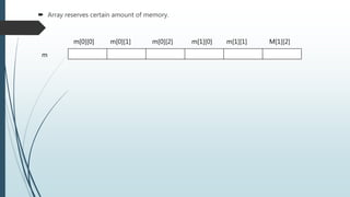 Two dimensional Array | PPT