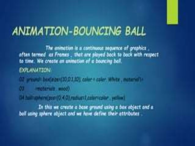 2D-Graphics , Animation –Bouncing Ball.pptx