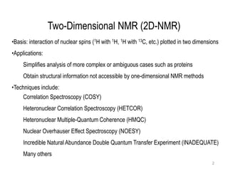 2 d nmr | PPT