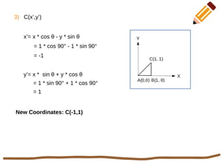 2D Rotation- Transformation in Computer Graphics | PDF