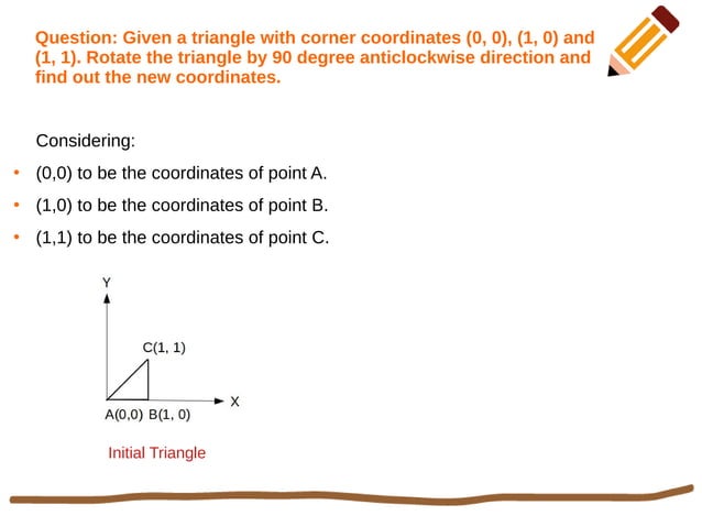 2D Rotation- Transformation in Computer Graphics | PDF