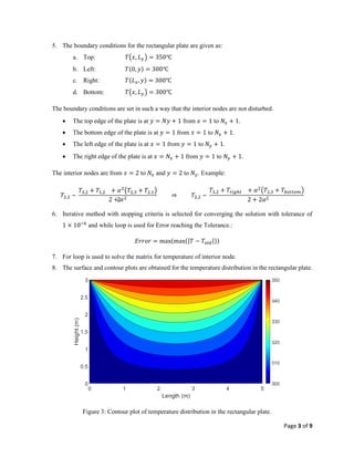 Two Dimensional Steady Heat Conduction using MATLAB | PDF