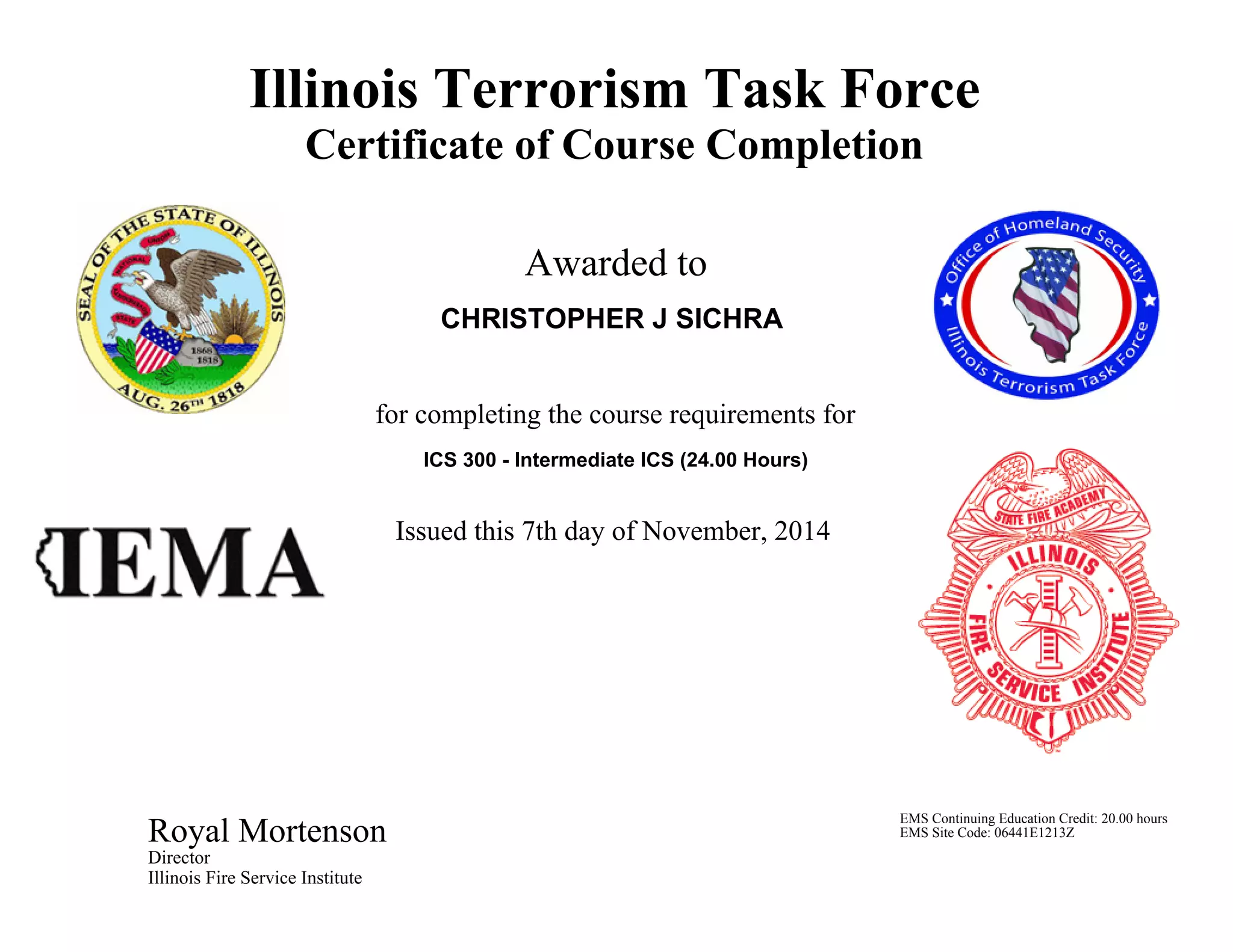 ITTF certificate #1 | PPT