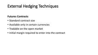 Managing Currency Risk | PPTX