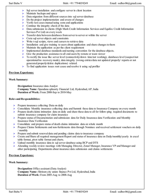 Suri Sql Sevrer Dba Pdf
