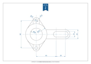 2d Cad Practice Drawings PRACTICE DRAWING : 003 We Are Excited To