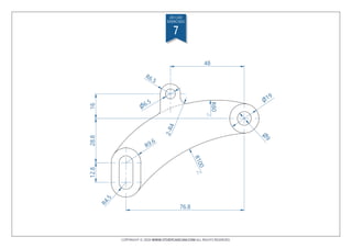 AutoCAD Exercise Drawing #1~20 | PDF