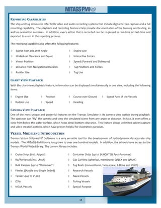 MITAGS-PMI Maritime Research Brochure | PDF