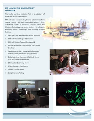 MITAGS-PMI Maritime Research Brochure | PDF