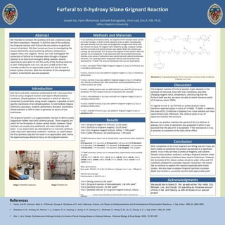 Intermediate Organic Special Project Poster | PDF