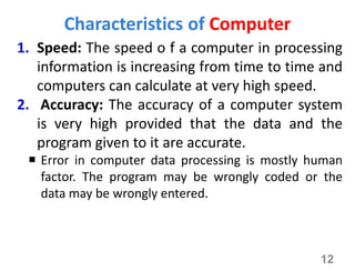 CHAPTER 1= Introduction to Computer | PPT