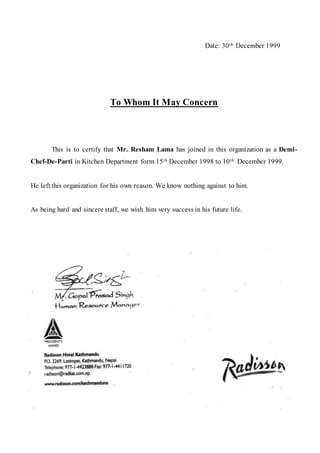 Resham lama (3) | DOCX