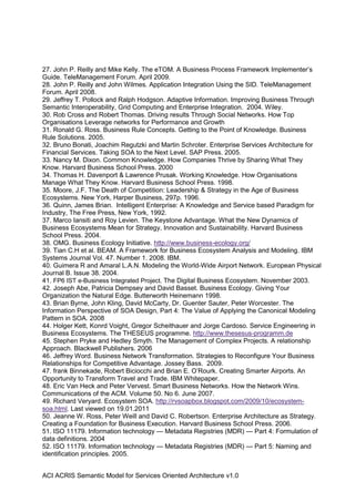 ACI ACRIS Semantic Model for Service Oriented Architecture v1.0 | PDF