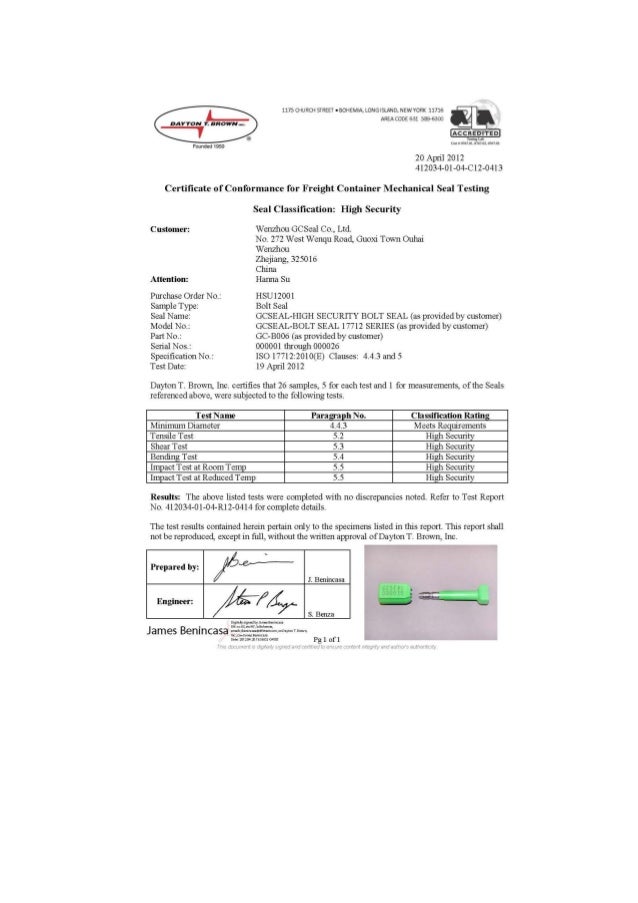 Iso Testing Report 1