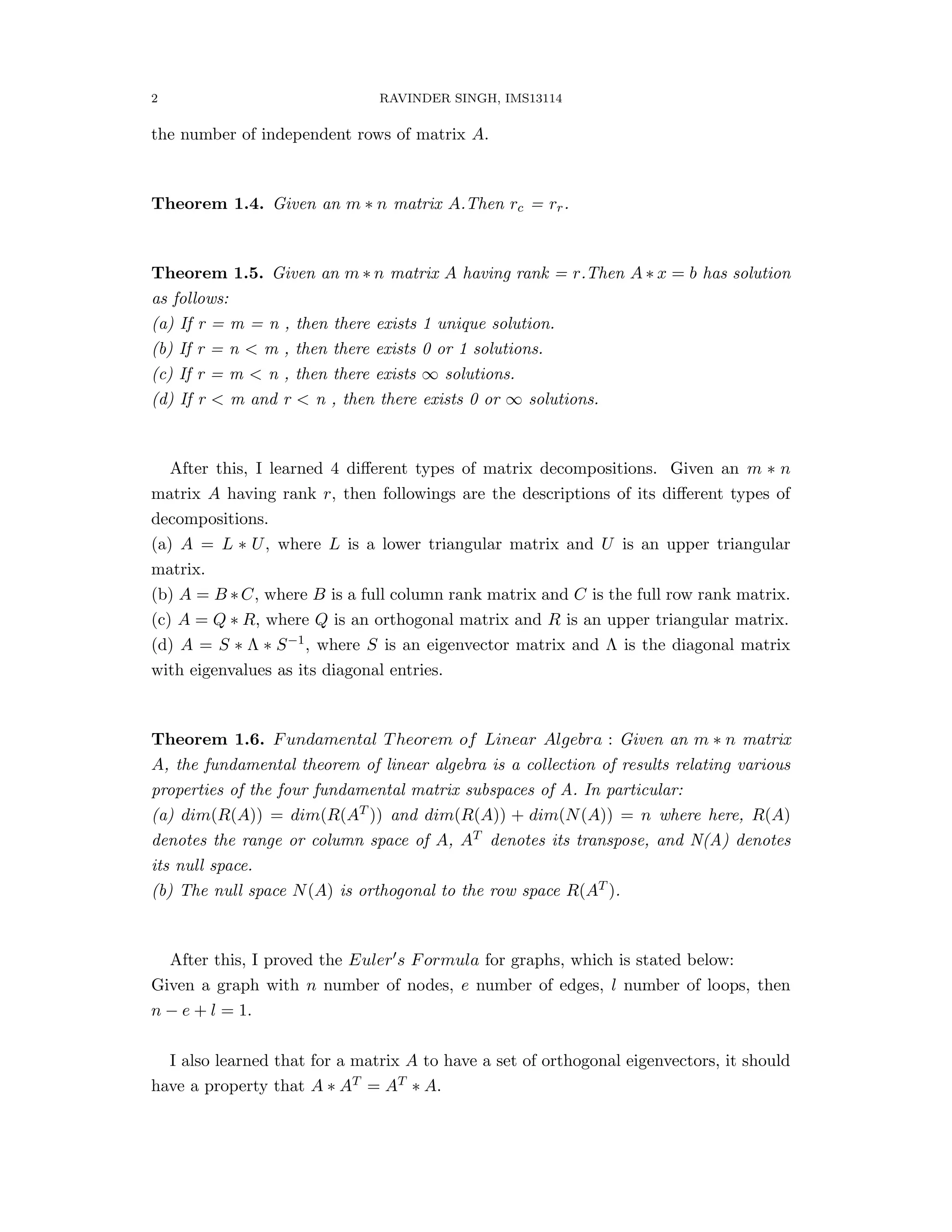 Linear Algebra | PDF | Physics | Science