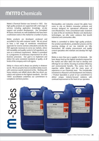 Experts In Water Treatment Technology | PDF