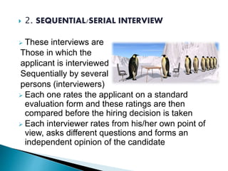 Types of interviews & testing methods | PPTX