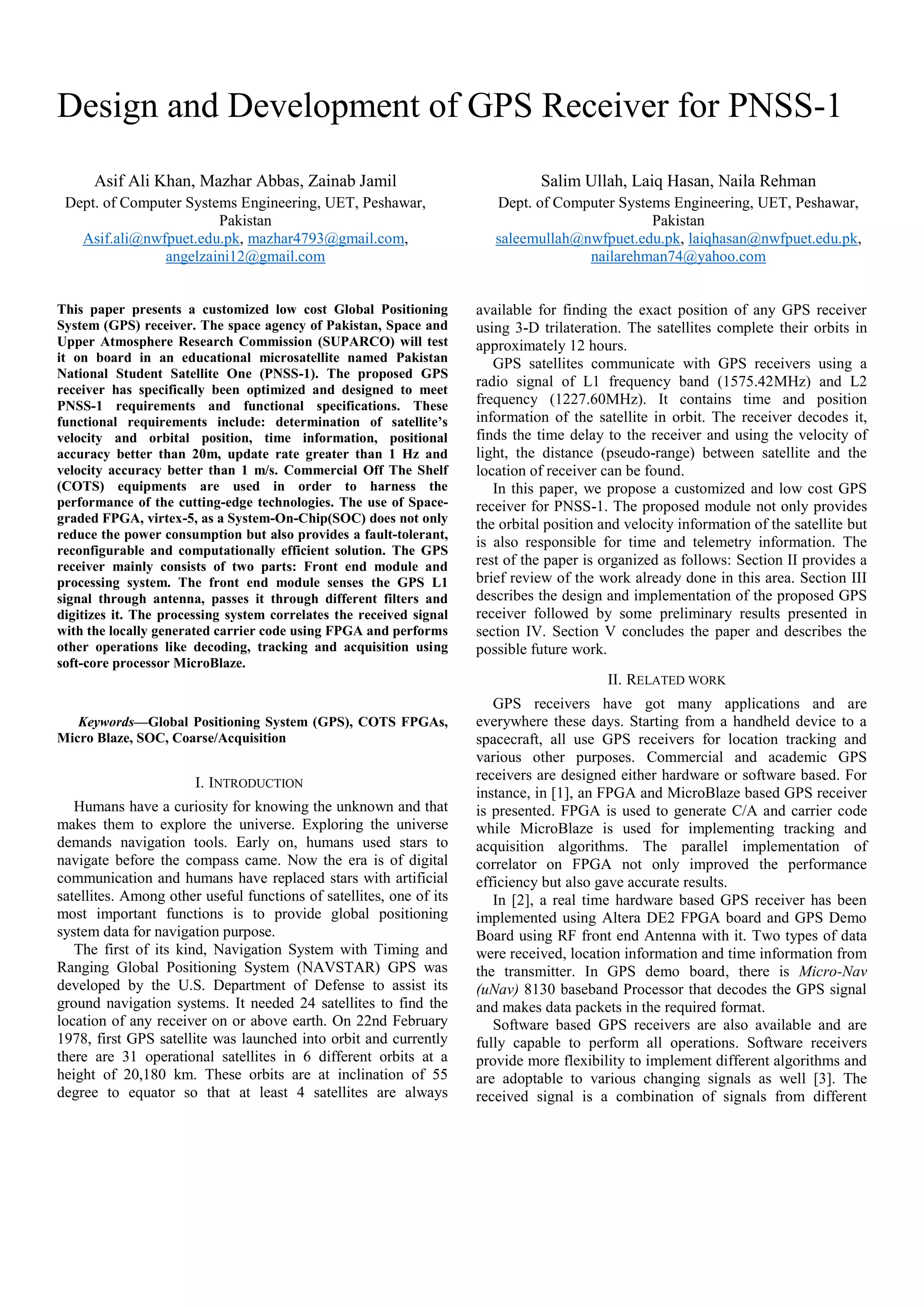 GPS Receiver ICS2014 | PDF