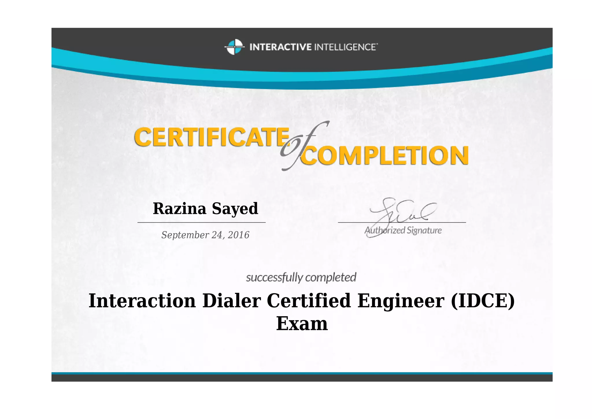IDCE Exam Cert | PDF