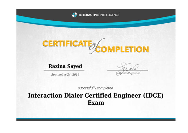 IDCE Exam Cert | PDF