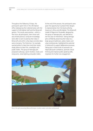 Using Minecraft for Youth Participation in Urban Design and Governance ...