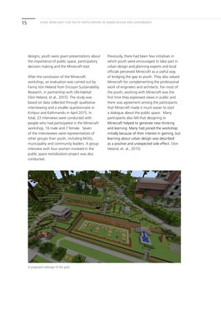 Using Minecraft for Youth Participation in Urban Design and Governance ...