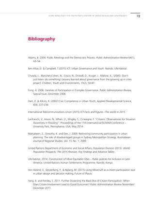 Using Minecraft for Youth Participation in Urban Design and Governance ...