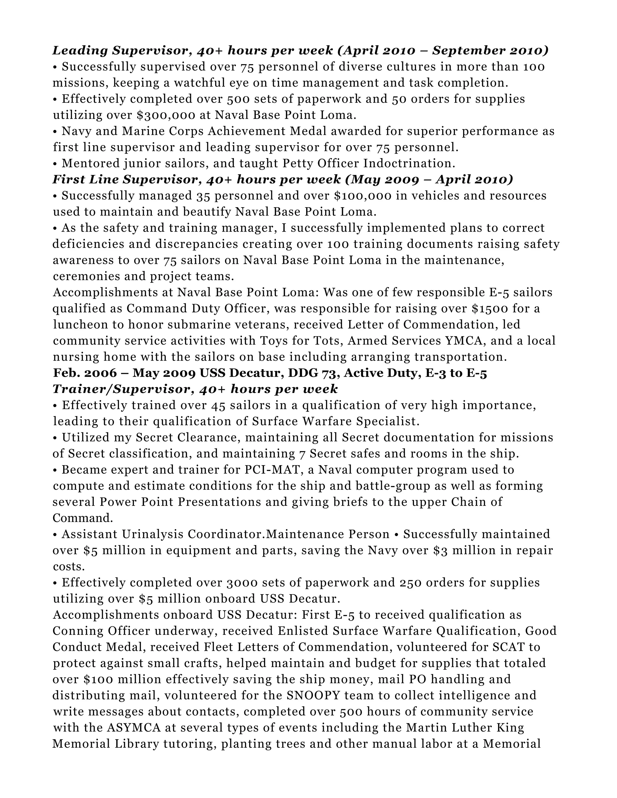 Jamie DeLorme resume | PDF