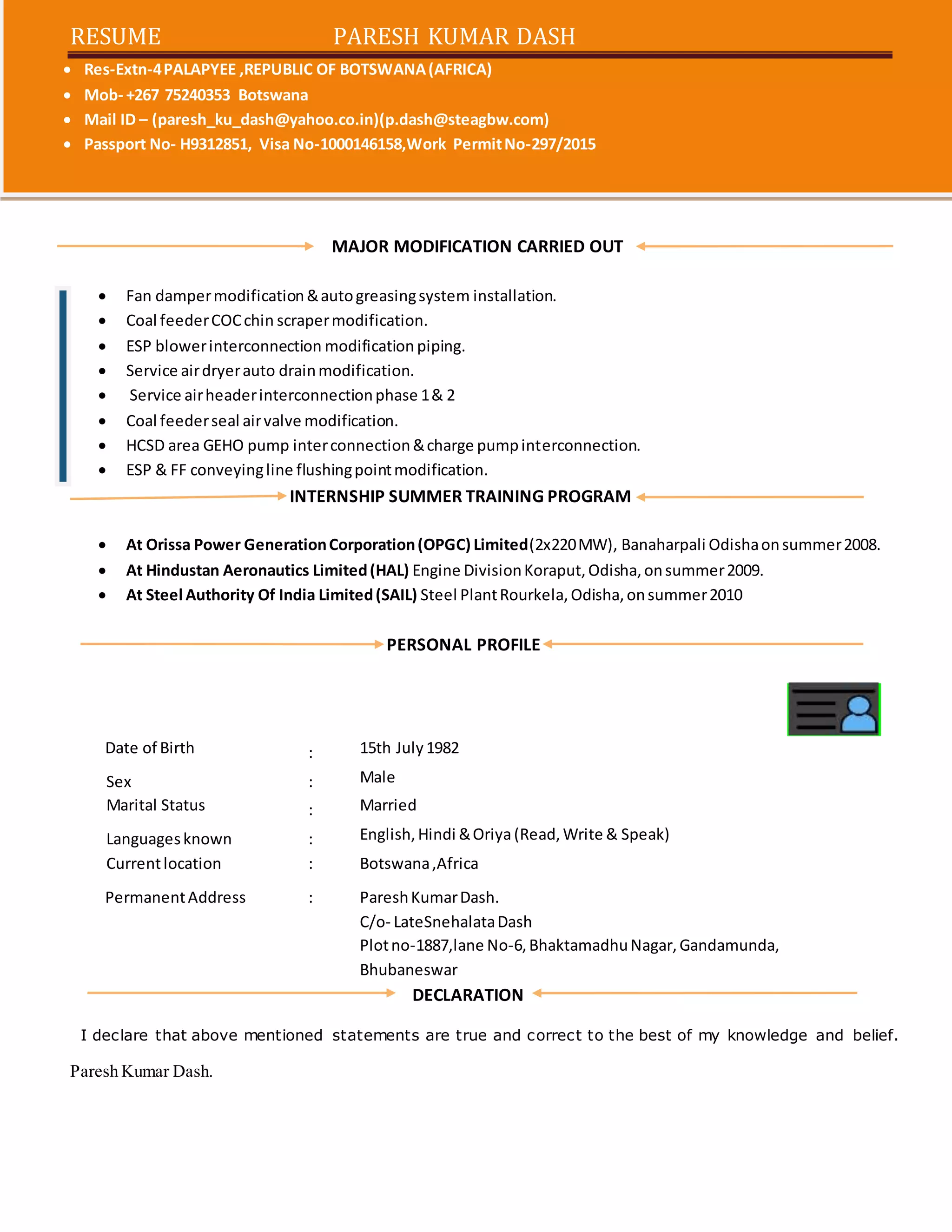 PARESH KUMAR DASH-RESUME-BOILER (1) | DOCX