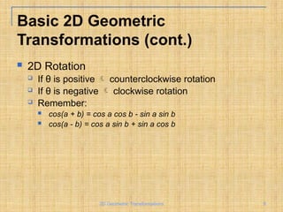 2D and 3D Geometric transformations.pptx