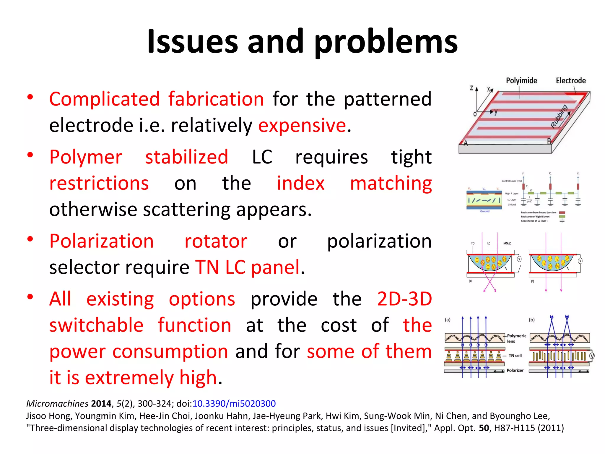 2D/3D switchable display | PPT