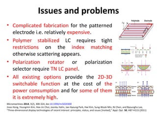 2D/3D switchable display | PPT | 3-D Graphics | Computer Software and Applications