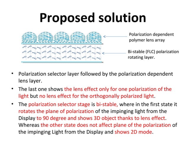 2D/3D switchable display | PPT