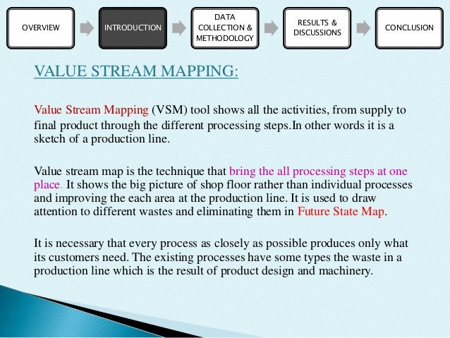 VSM (Lean Manufacturing) Project PPT
