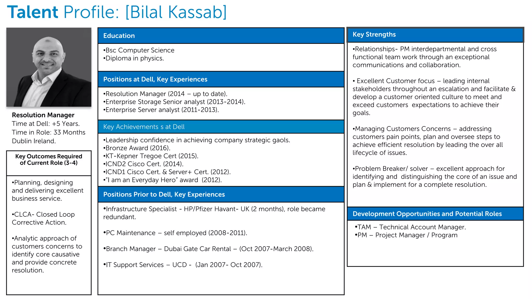 Bilal_Kassab_Talent_Profile | PDF