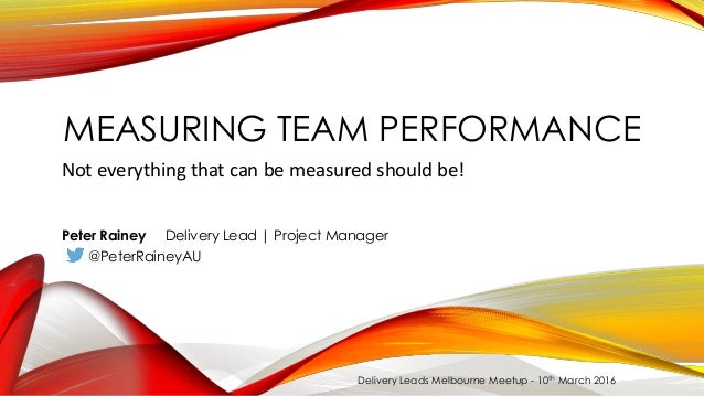 Measuring team performance with Polls