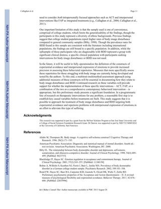 Callaghan, et. al. 2012-An Empirical Model of Body Image Disturbance ...