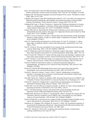 Callaghan, et. al. 2012-An Empirical Model of Body Image Disturbance ...
