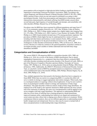 Callaghan, et. al. 2012-An Empirical Model of Body Image Disturbance ...