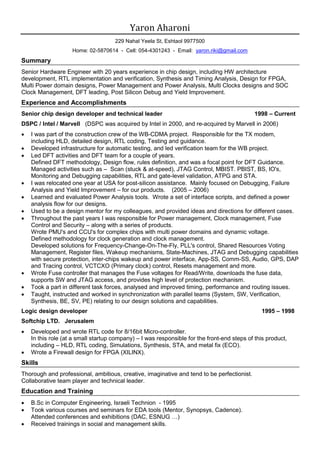 yaron_resume | PDF