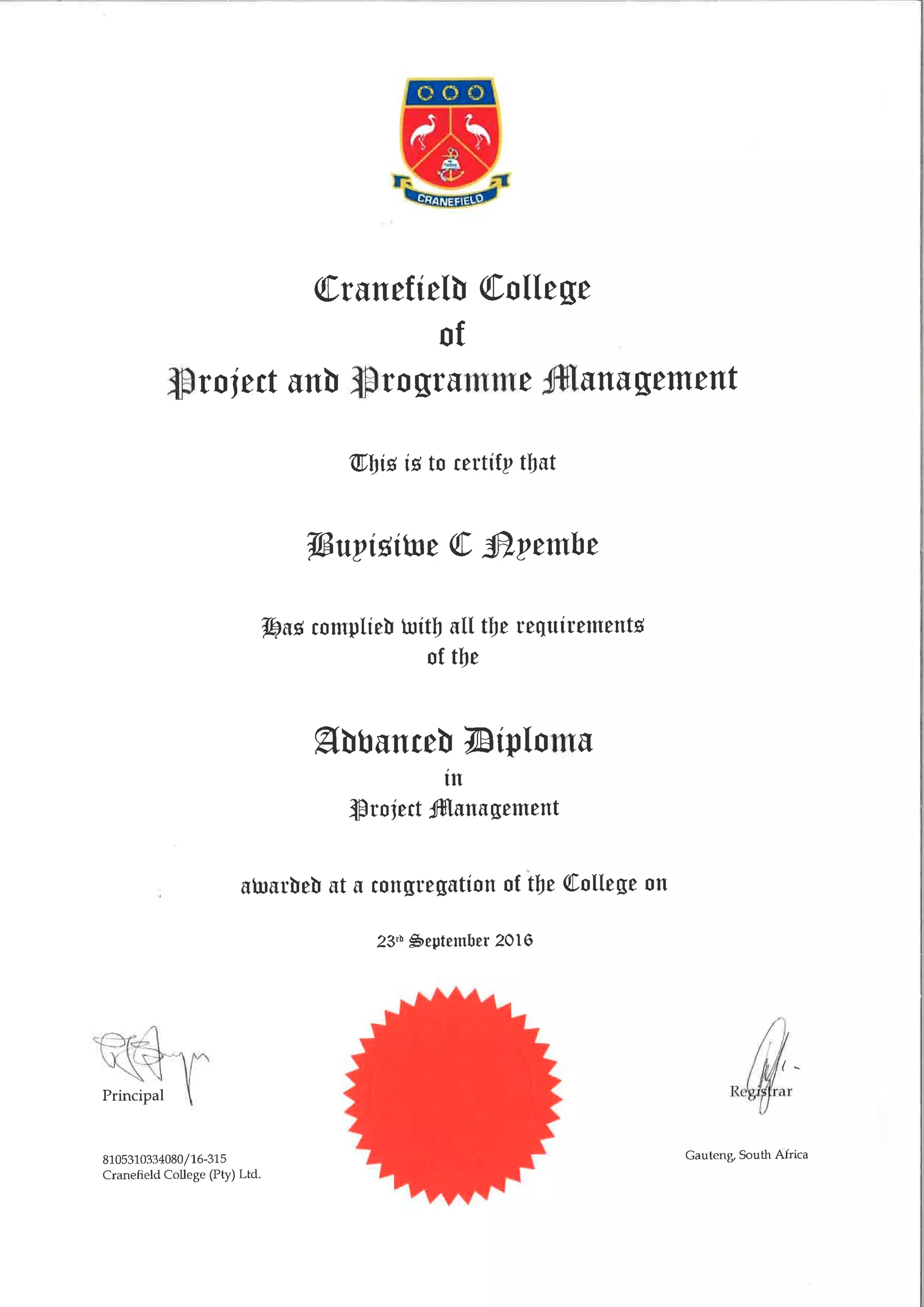 Advanced_DIploma_Project_Management | PDF