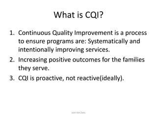 Introduction to Continous Quality Improvement | PPTX