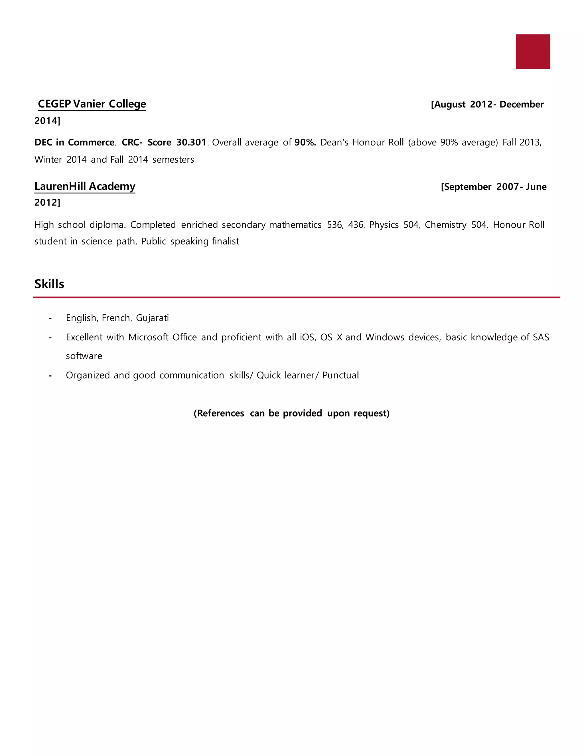 Afzal Lila Resume | DOCX