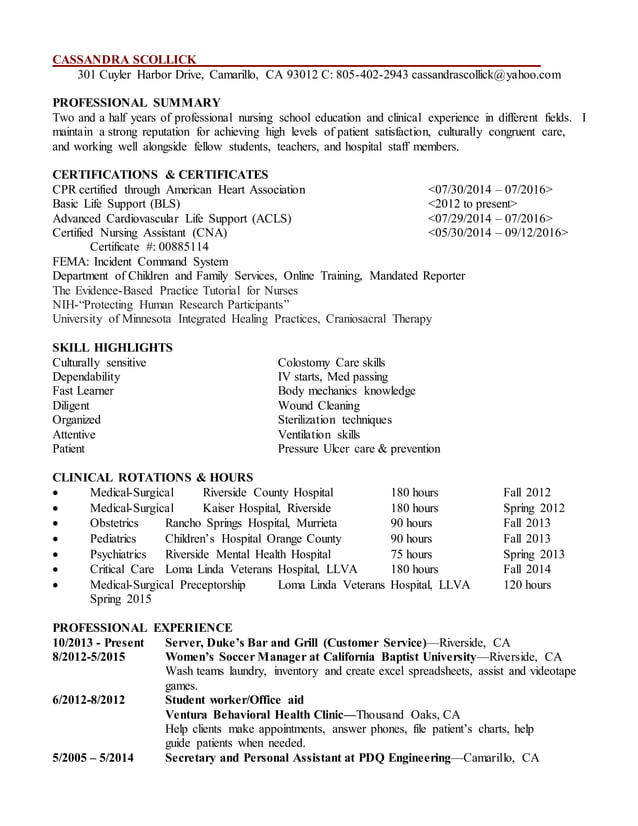 HCP Resume | PDF