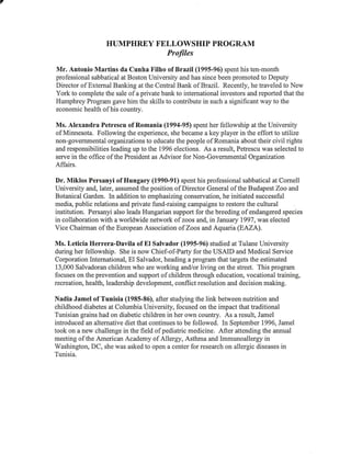 Fact Sheet & Profiles Samples | PDF