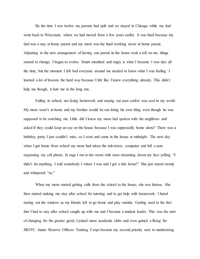 Identity Narrative Essay - English 1101 | DOCX | Parenting Children ...
