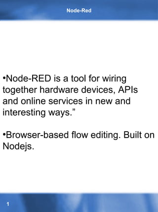 Node-Red Poster | ODP