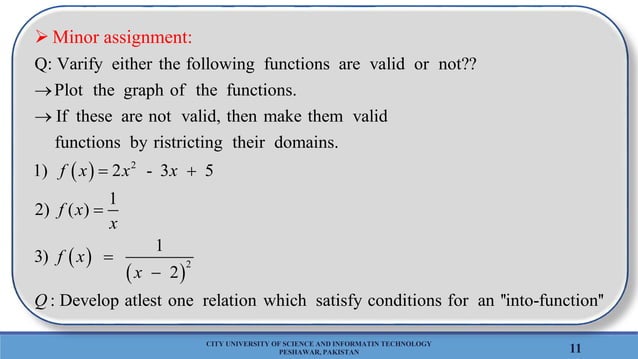 Introduction to Function and there types | PPT
