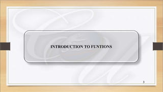 Introduction to Function and there types | PPT