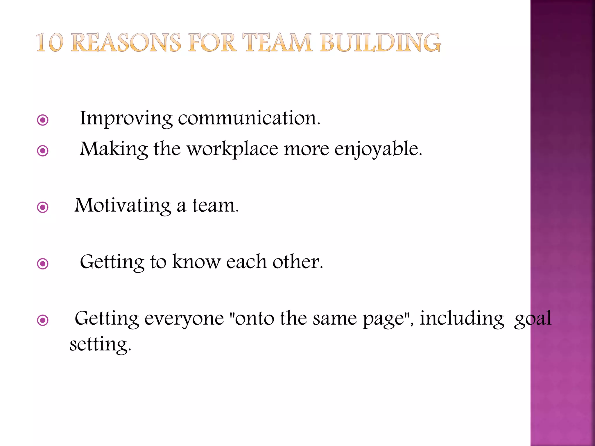 TEAM BUILDING PRESENTATION | PPTX